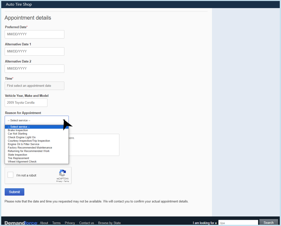How to Add/Edit Service Appointments