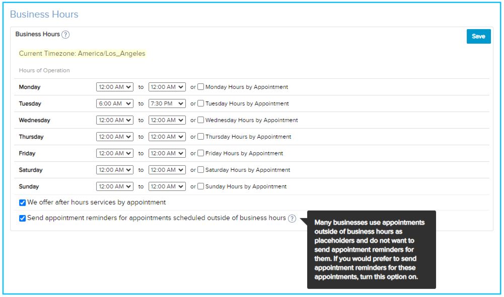 How to Edit Your Business Hours for Appointments